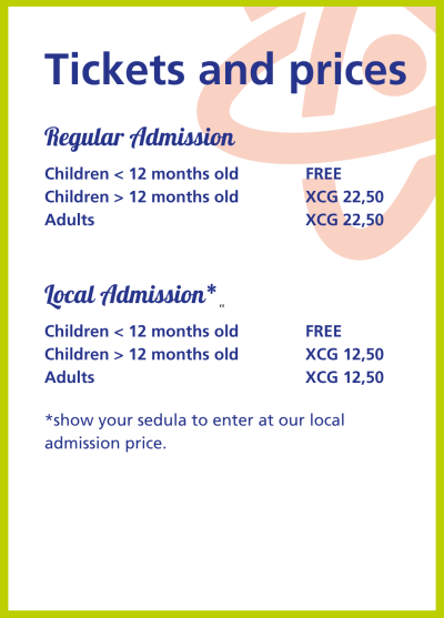 Tickets and prices – Children's Museum Curacao